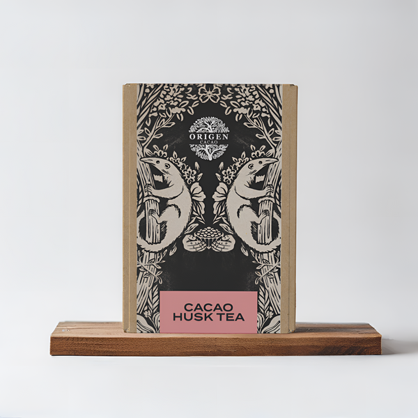Origen Cacao Husk Tea | 100% Natural Zero Sugar, Caffeine-Free Cacao S